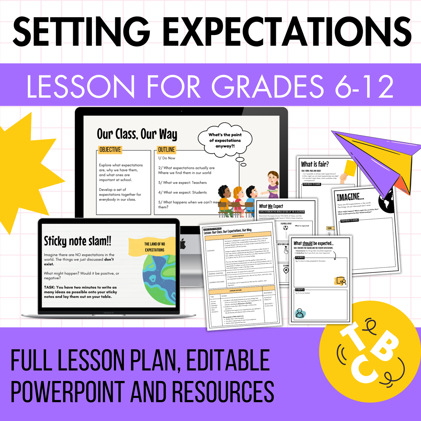 Our Class Expectations Lesson: Back to School Classroom Behavior Manag ...