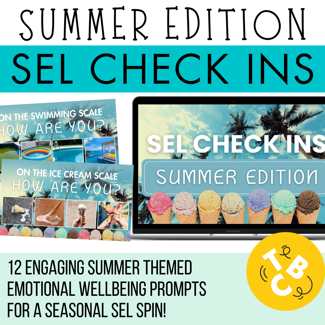 SUMMER SEL VISUAL CHECK-INS • 12 Engaging & Funny Emotional Wellbeing ...